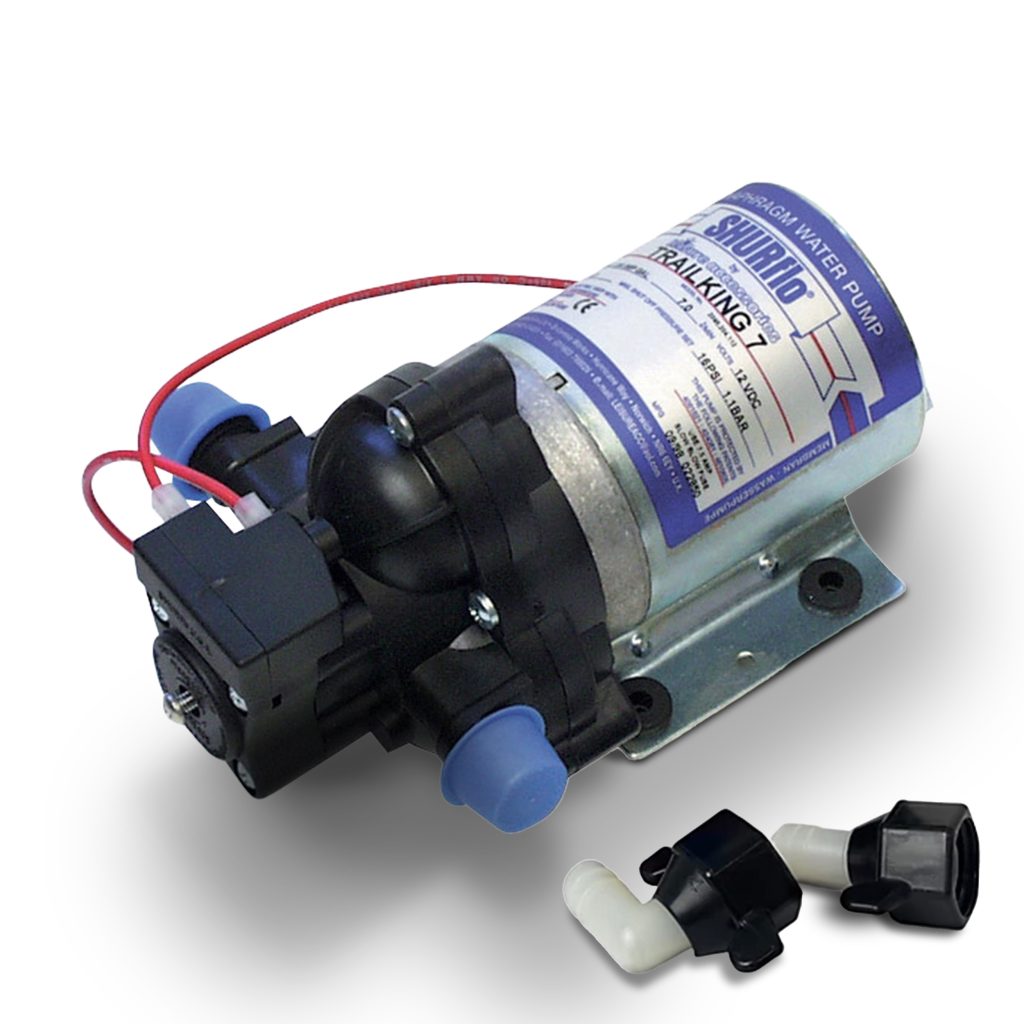 Campervan Water Pump: Shurflo Trail King 20PSI