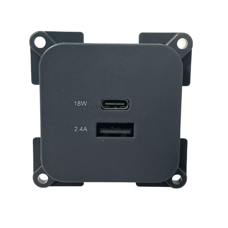 C-Line USB-A & USB-C Charging Socket - Autocraft Motor Caravans